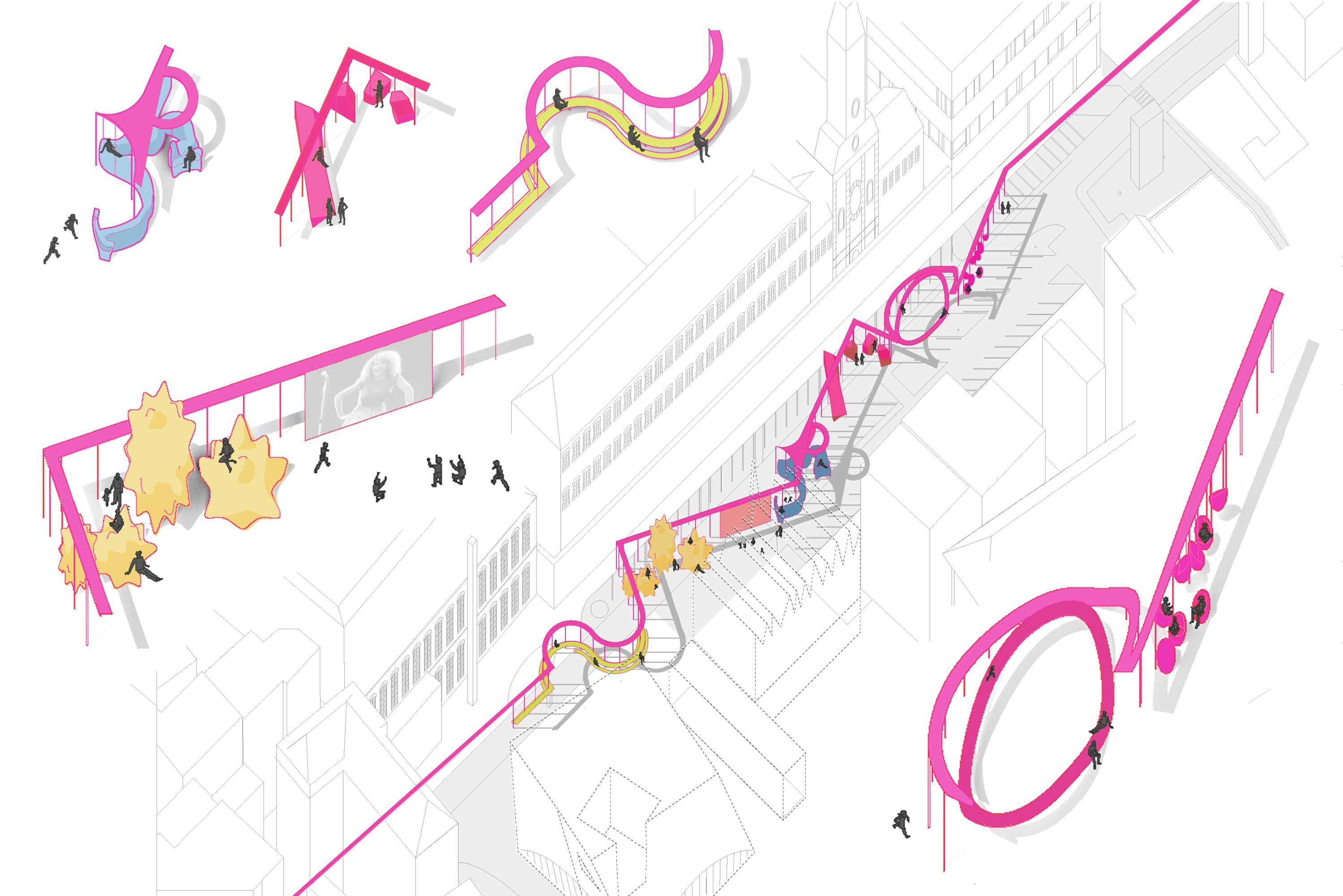 HCAD Students Design Urban Spaces for Social Togetherness
