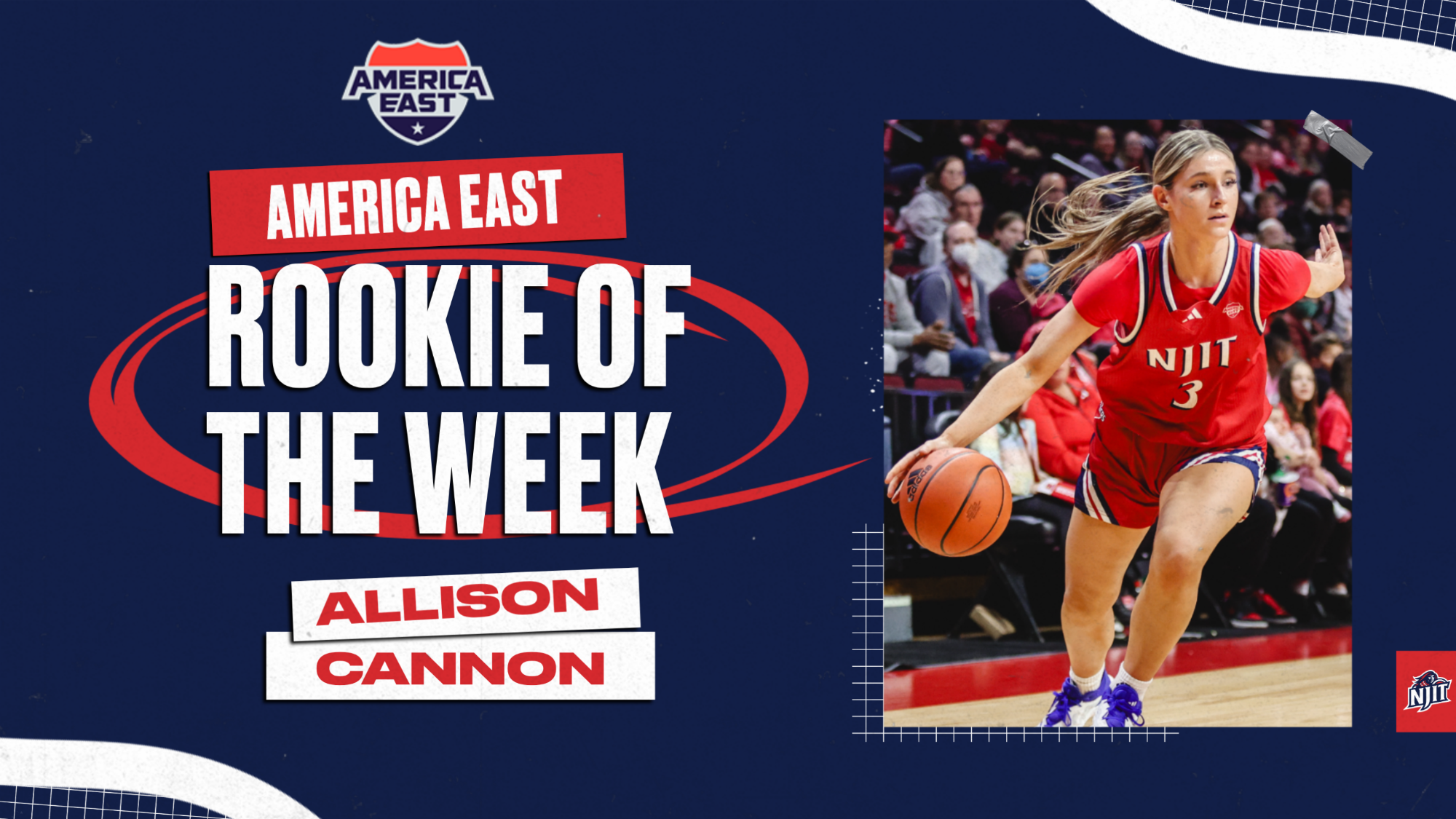 Allison Cannon Named America East Rookie of the Week | NJIT News