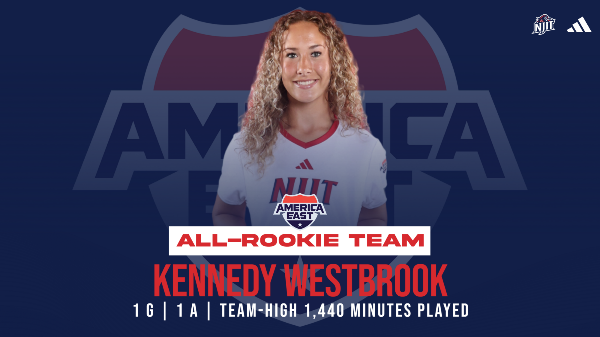Women's Soccer Kennedy Westbrook Named To America East All-Rookie Team