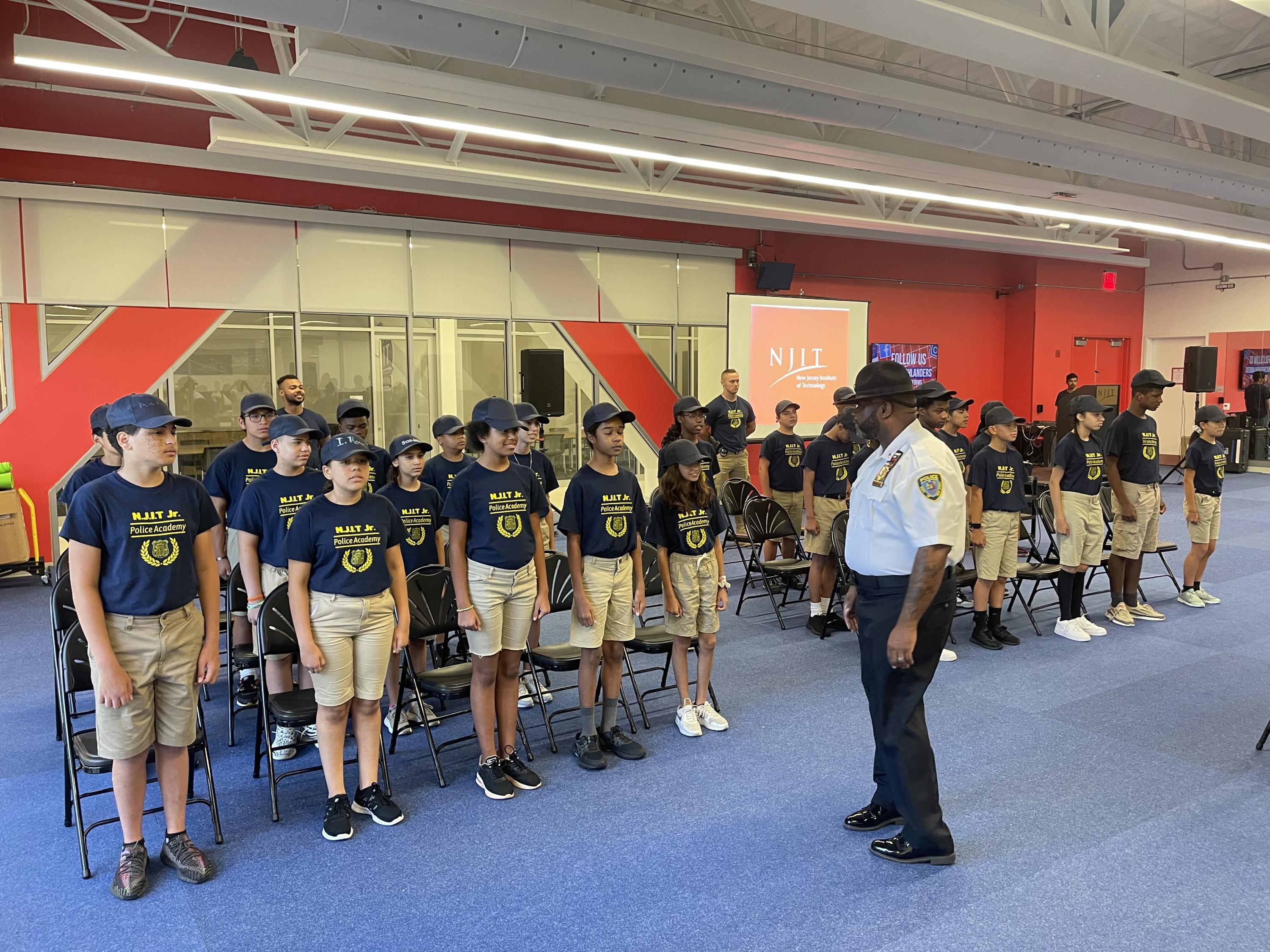 NJIT's Junior Police Academy: Instruction, Drills, Play and a Trip