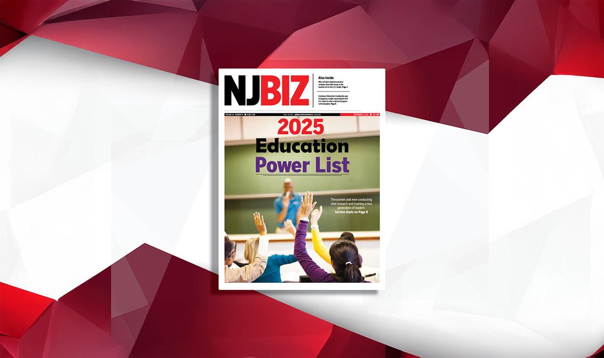 NJIT Leaders Named to NJBIZ's 2025 Education Power List